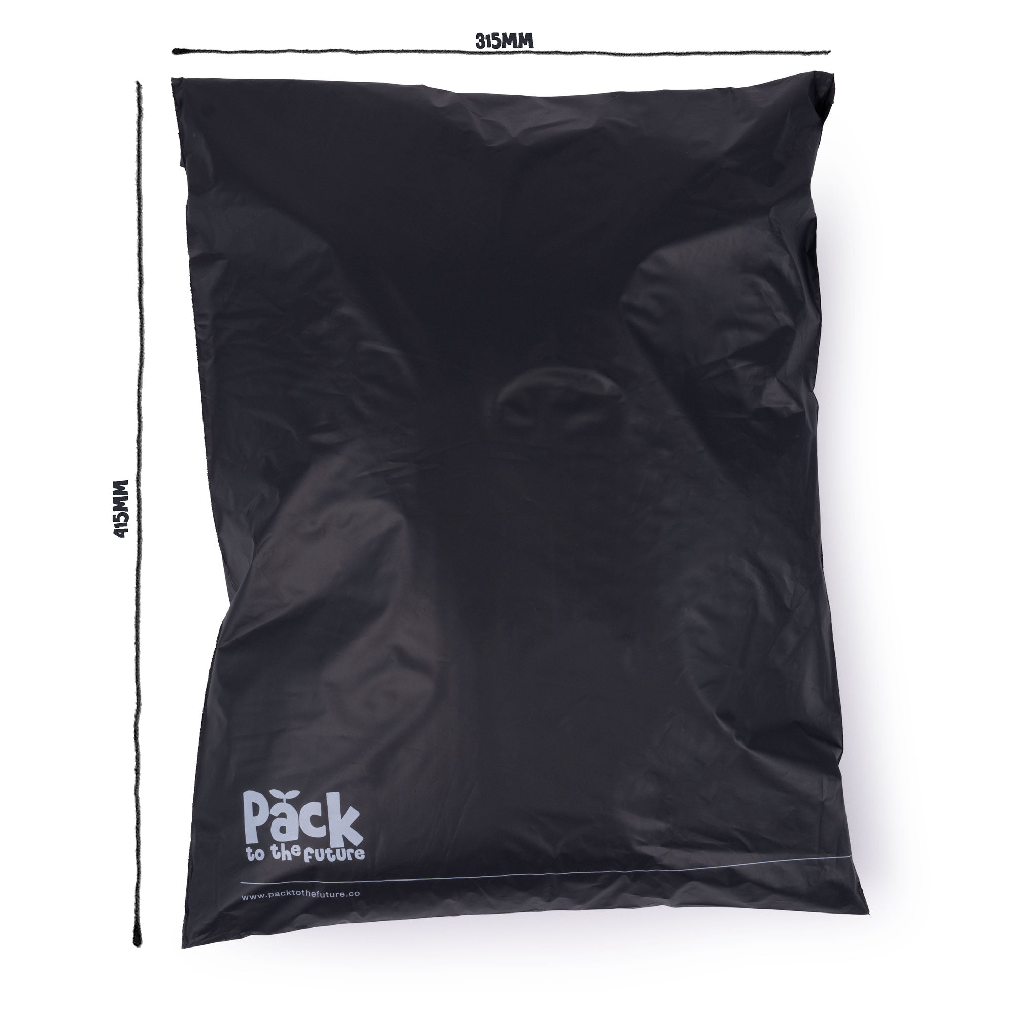Compostable Mailer Large Black – Pack to the Future